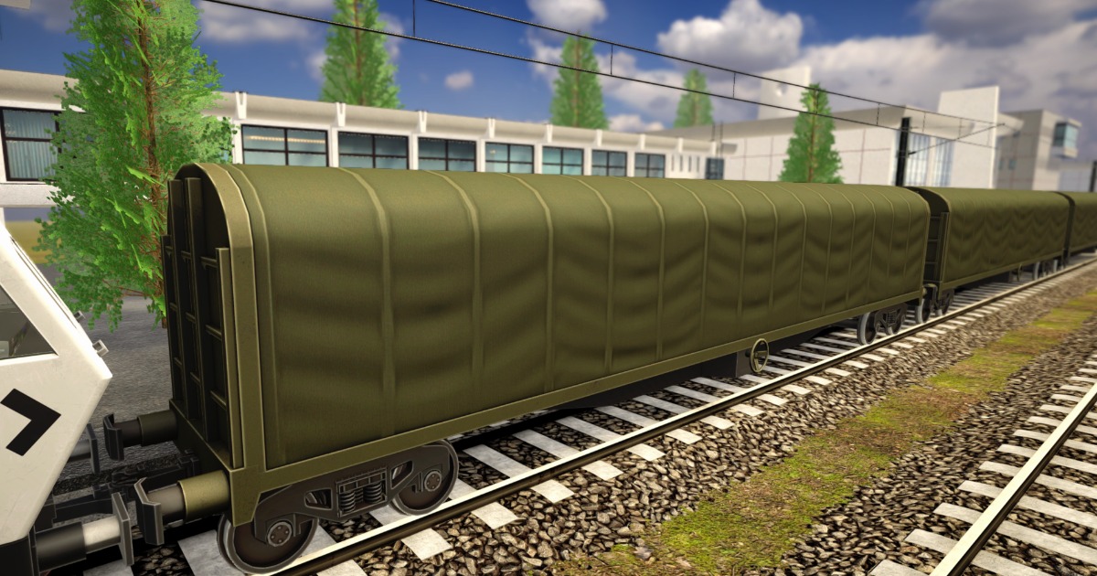Train Car 11 - Covered | 3D Land | Unity Asset Store