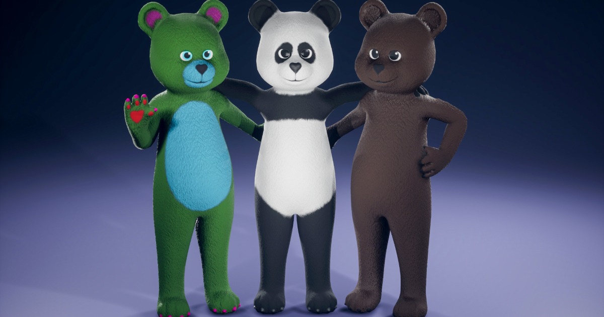 FurSuit Bear | 3D Characters | Unity Asset Store