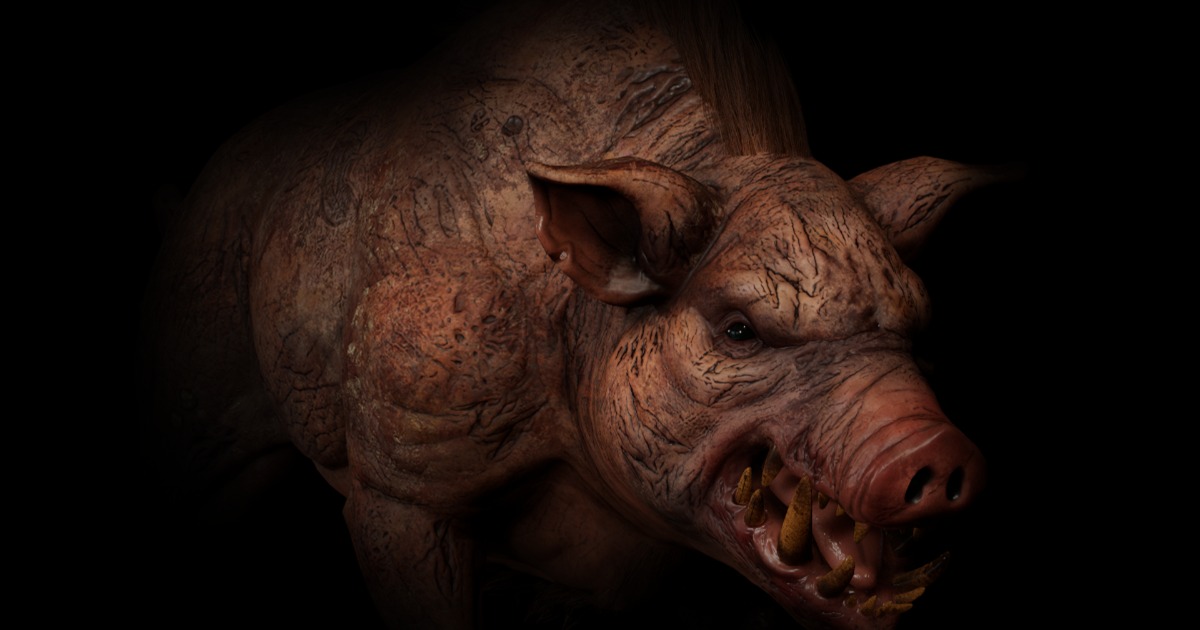 Horror Boar | 3D Characters | Unity Asset Store