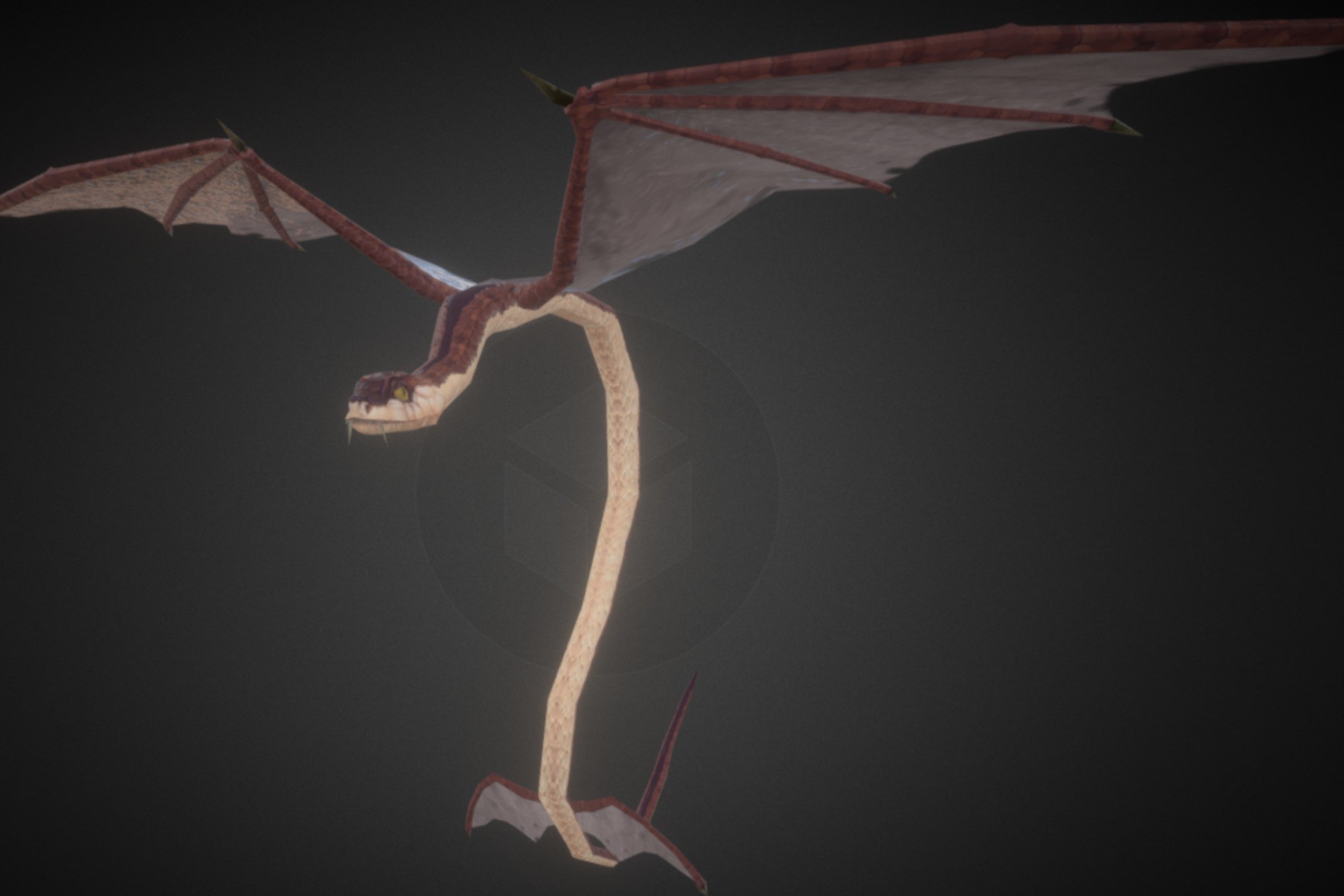 Small Amphipteran Normal | 3D Creatures | Unity Asset Store