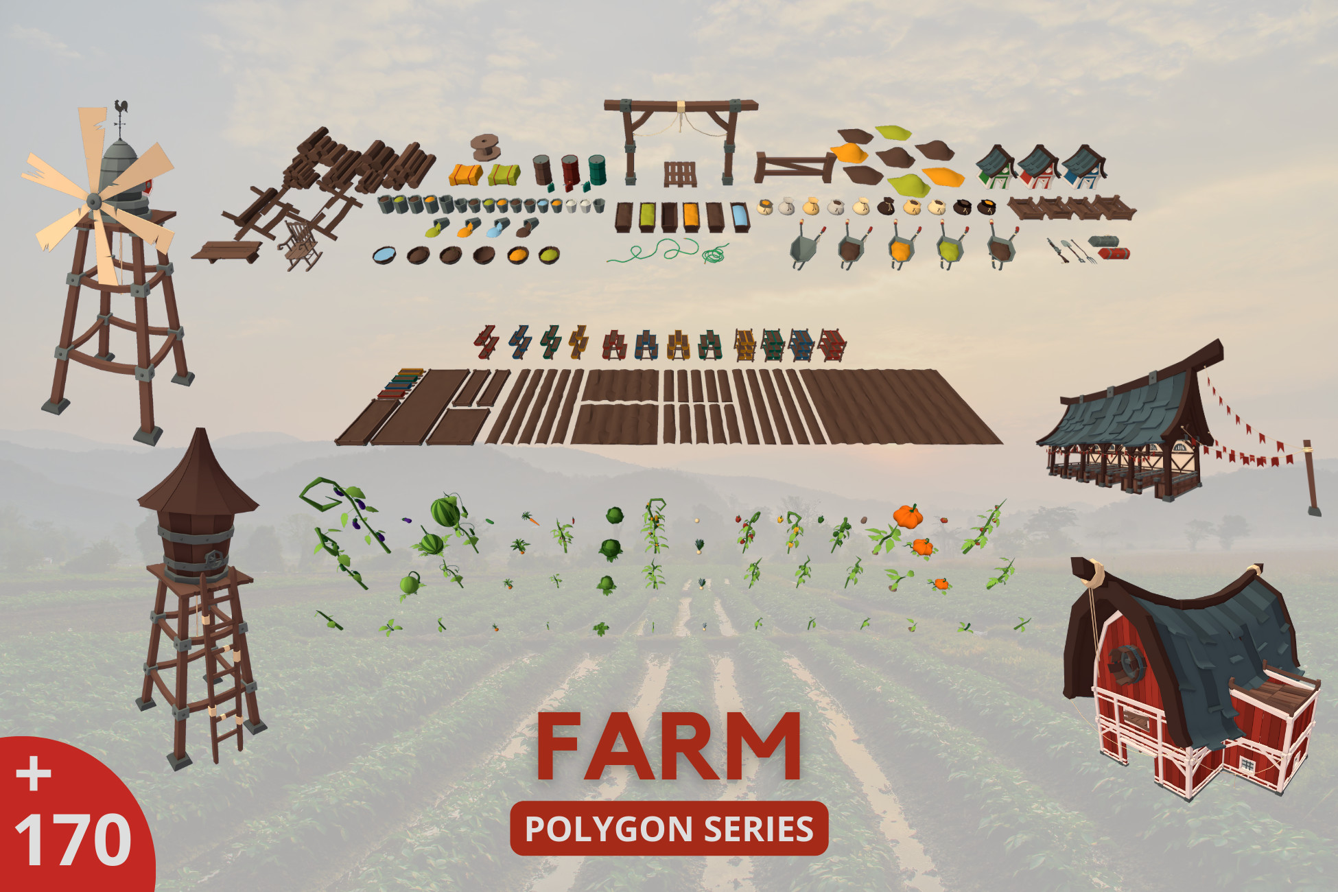 Fantasy Farm Pack by Rutz | 3D Props | Unity Asset Store