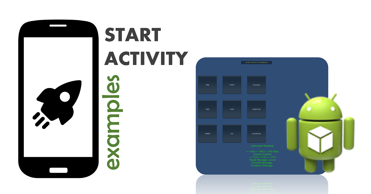 Start Activity Examples Asset | GUI Tools | Unity Asset Store