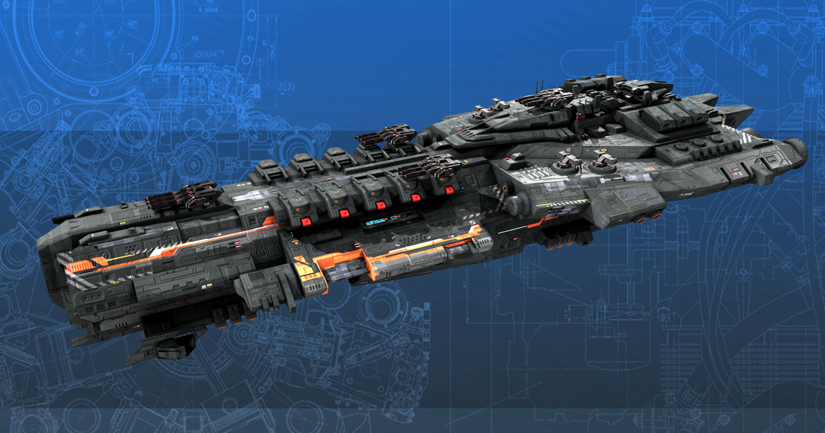 Federation Dreadnought K5 | 3D Space | Unity Asset Store