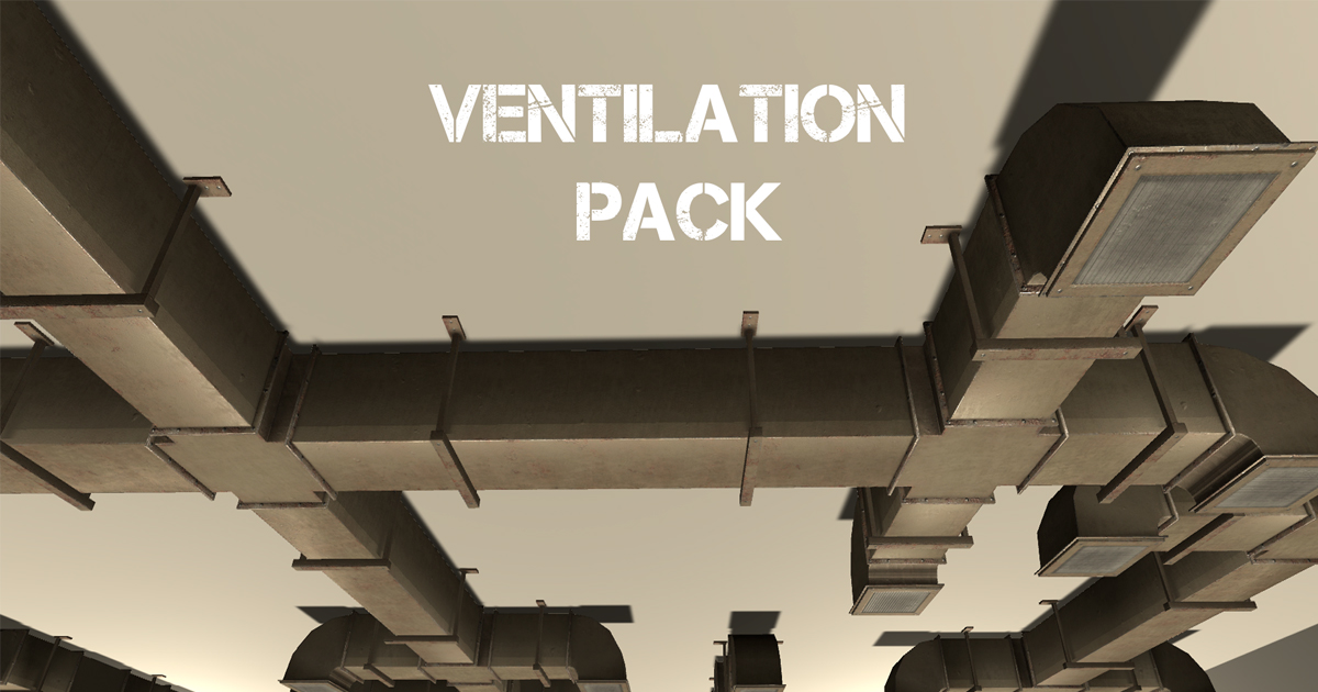 Ventilation Pack 2k | 3D Industrial | Unity Asset Store