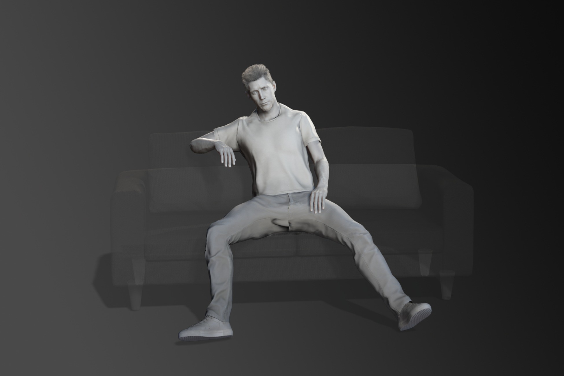 "Sit Animation"-Sidekick Motion product | 3D Animations | Unity Asset Store