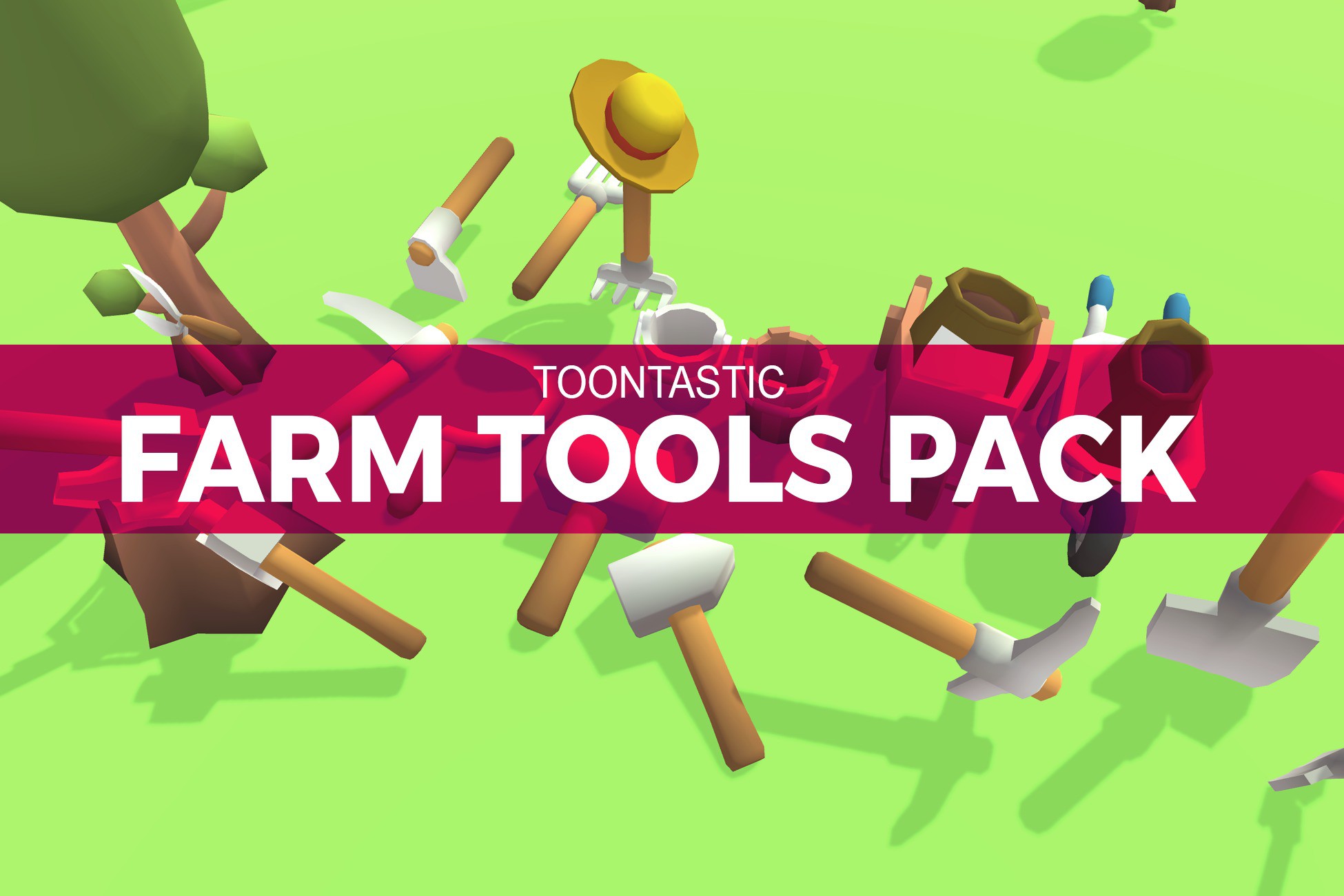 ToonTastic - Farm Tools | 3D Tools | Unity Asset Store