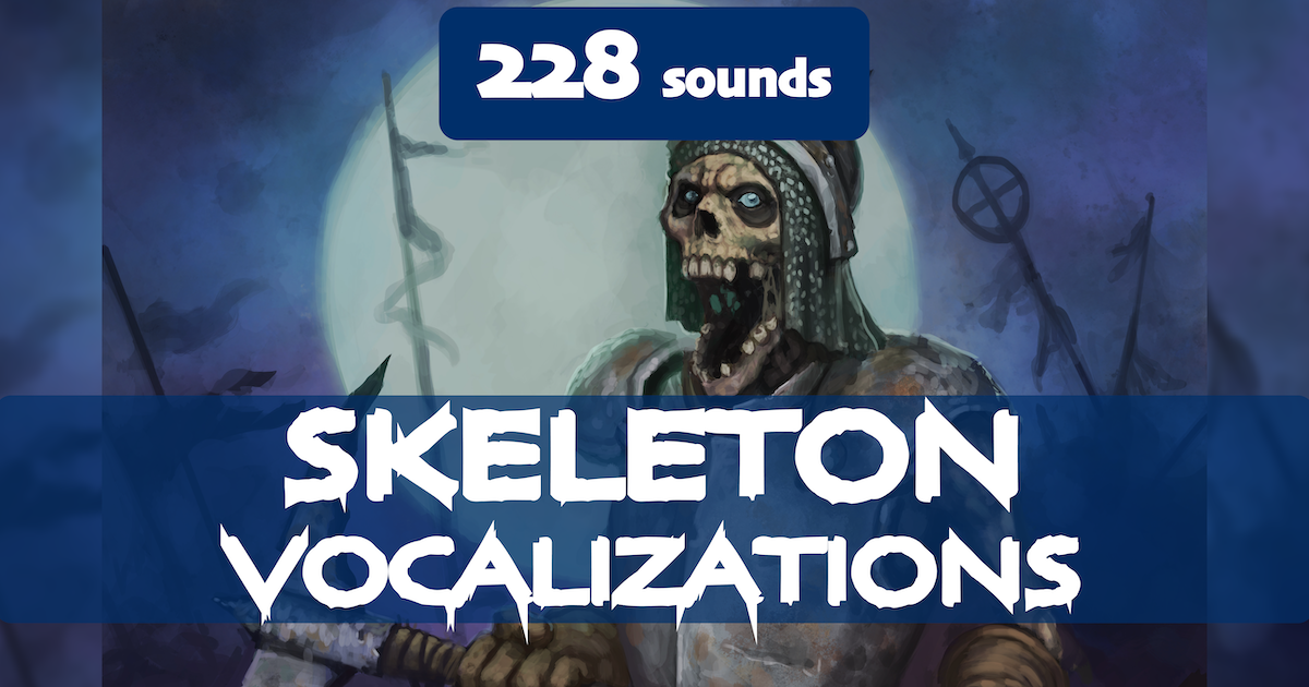 Skeleton Vocalizations | Creatures Sound FX | Unity Asset Store