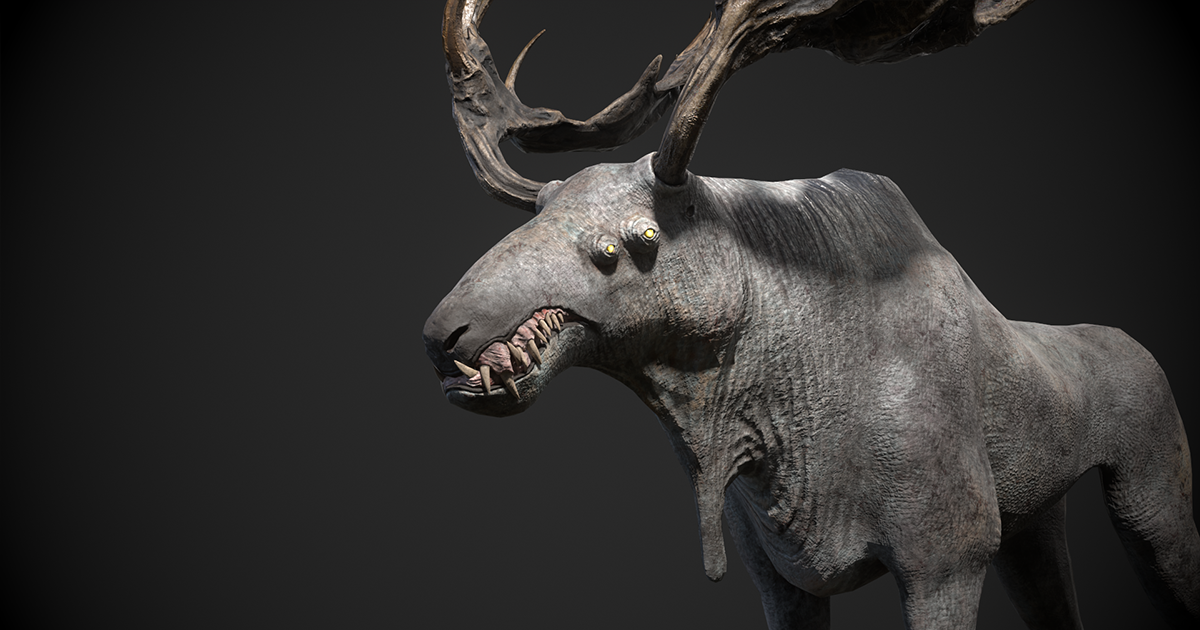 Horror Moose | 3D Creatures | Unity Asset Store