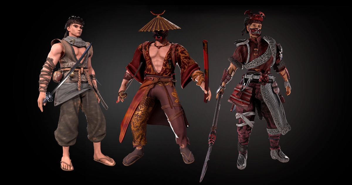 Samurai Pack | 3D Characters | Unity Asset Store