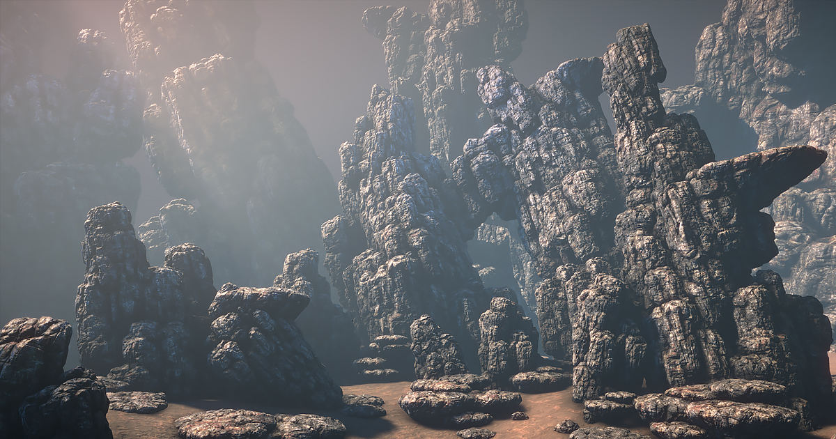 Cracked rocks | 3D Landscapes | Unity Asset Store