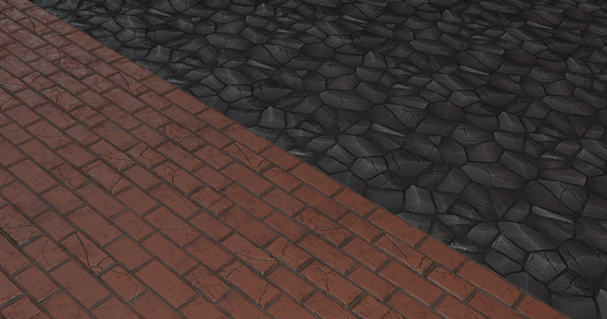 PBR Stylized Wall Materials Pack | 3D Characters | Unity Asset Store