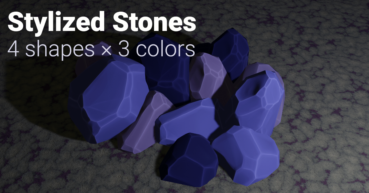 Stylized Stones | 3D 风景 | Unity Asset Store