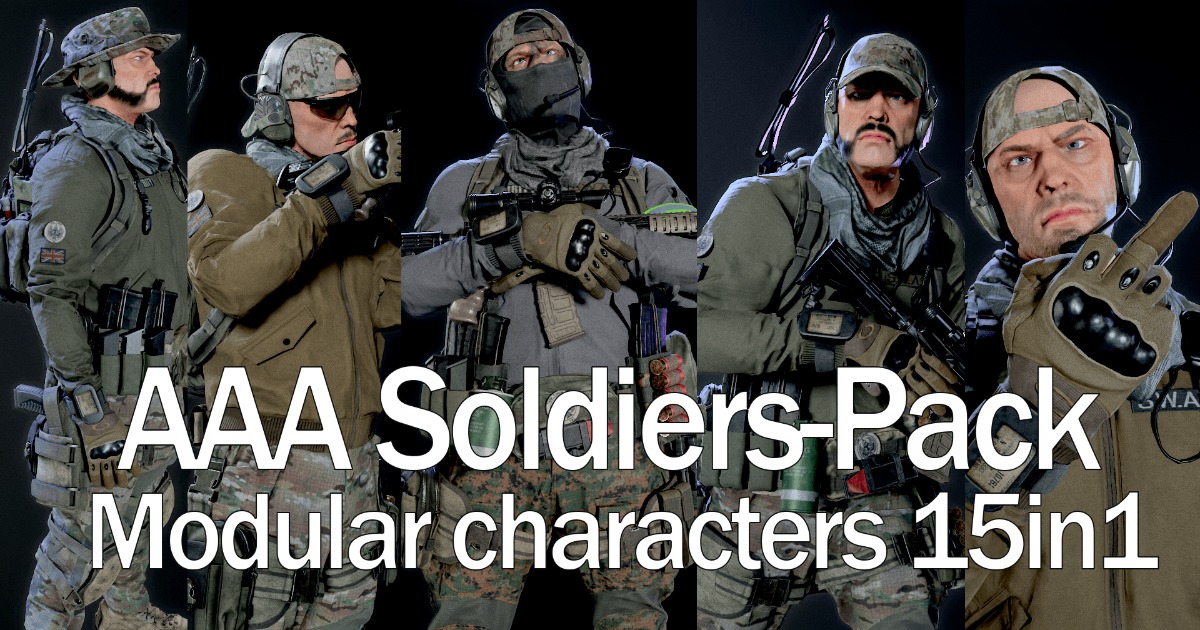 Soldiers | Characters | Unity Asset Store