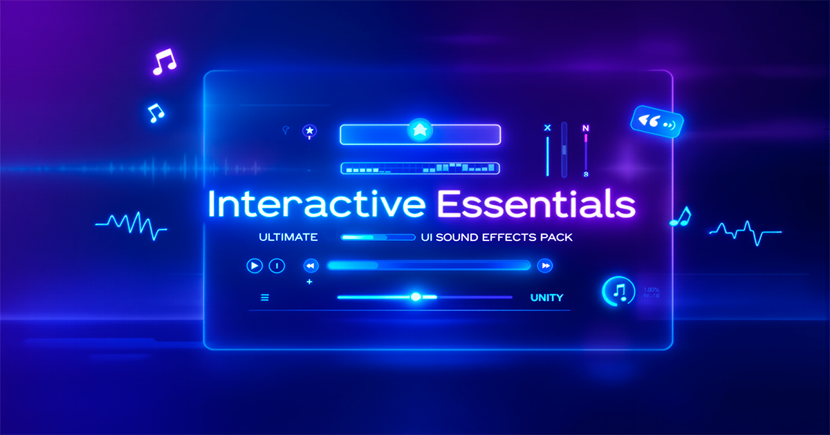 Interactive Essentials: Ultimate UI Sound Effects Pack | Audio Sound FX ...