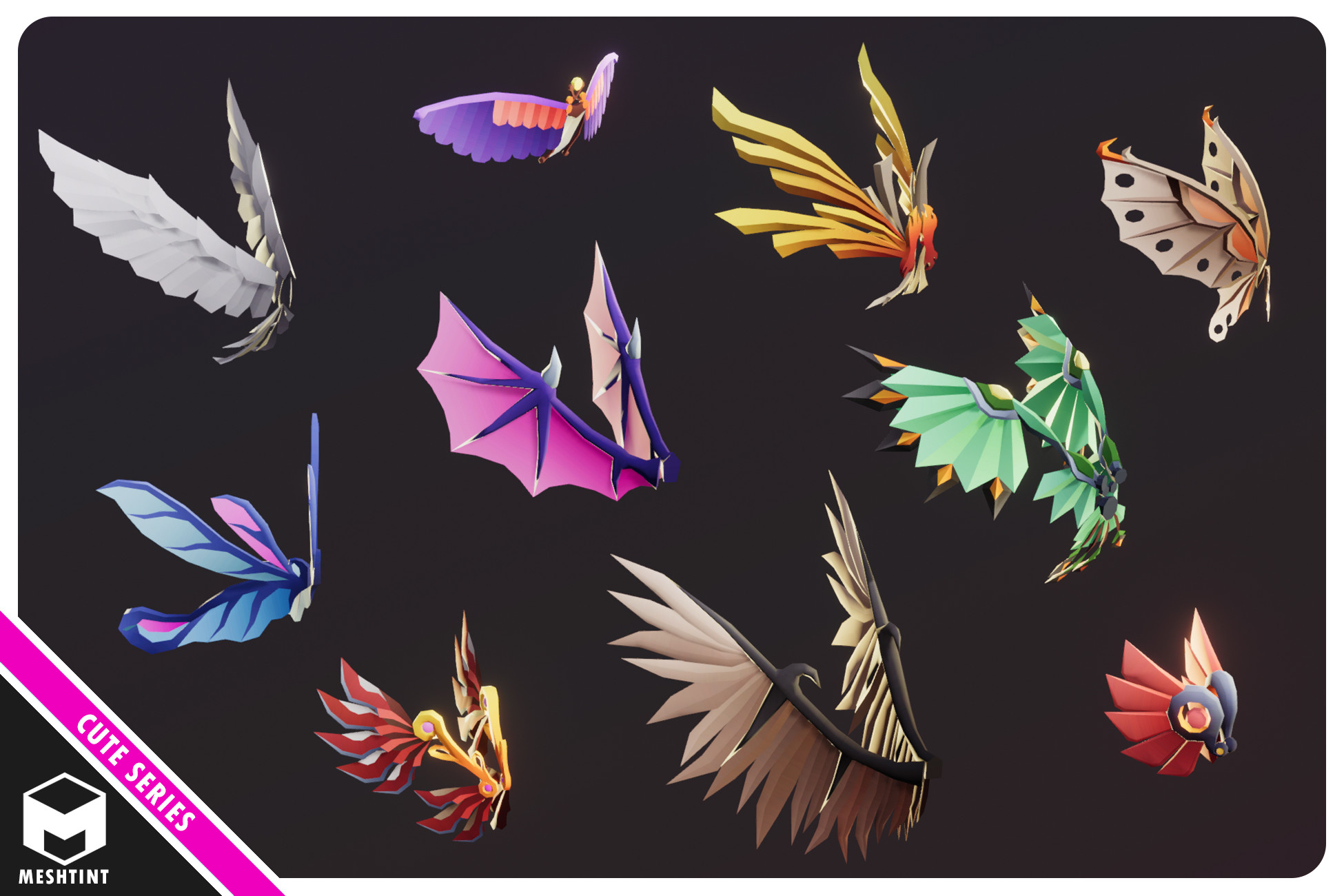 Wings Pack Cute Series | Props | Unity Asset Store