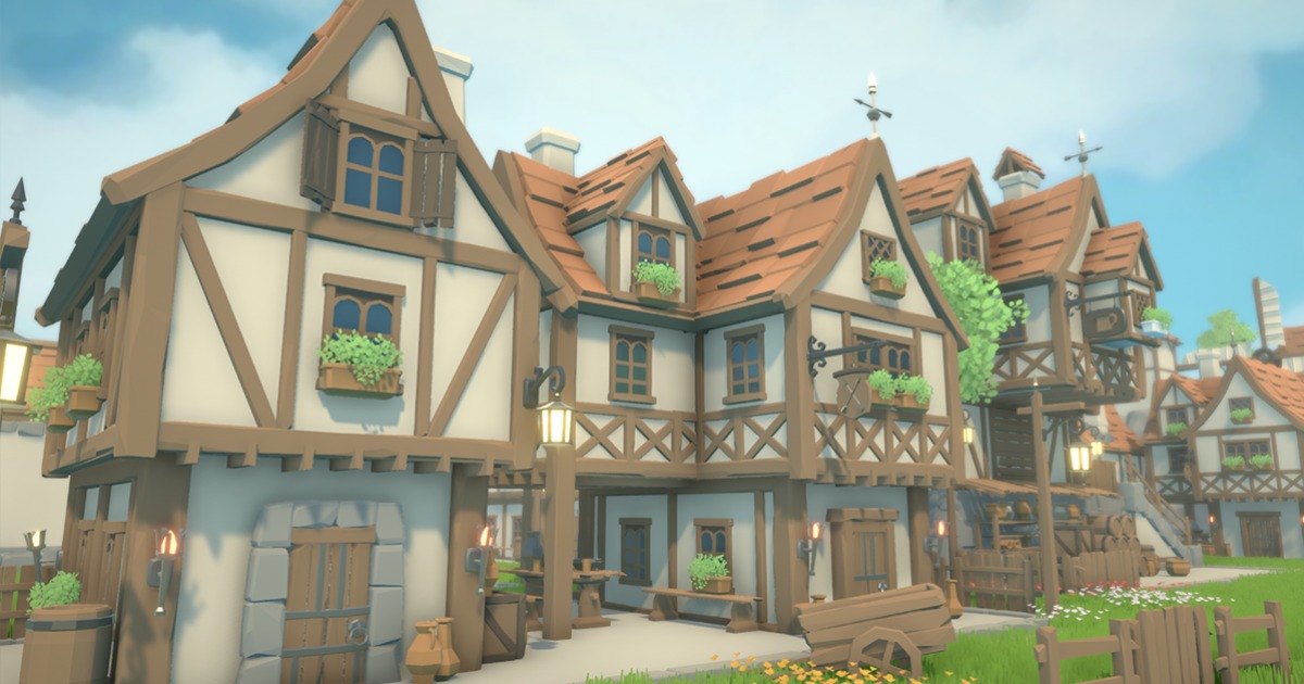 POLY Fantasy Town | 3D Fantasy | Unity Asset Store