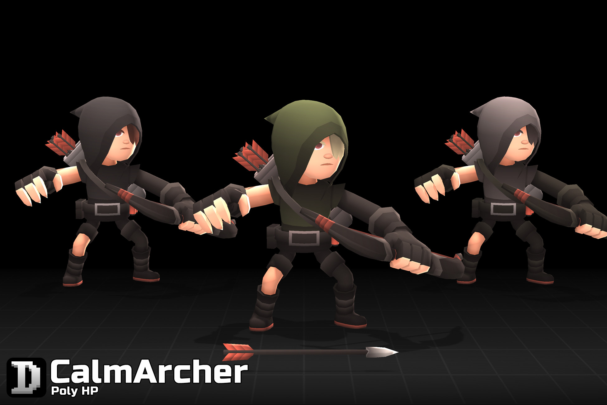 Poly HP - CalmArcher | Characters | Unity Asset Store