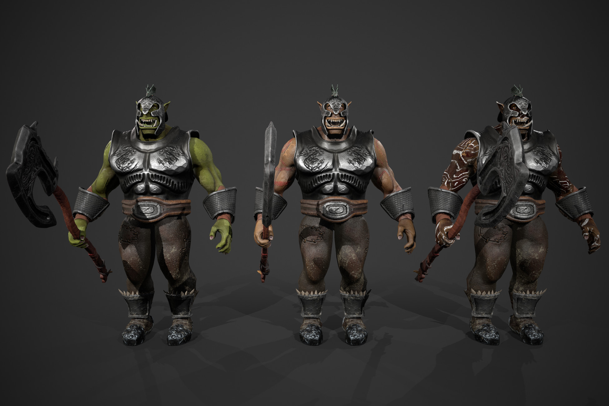Orc with Axe. | Characters | Unity Asset Store