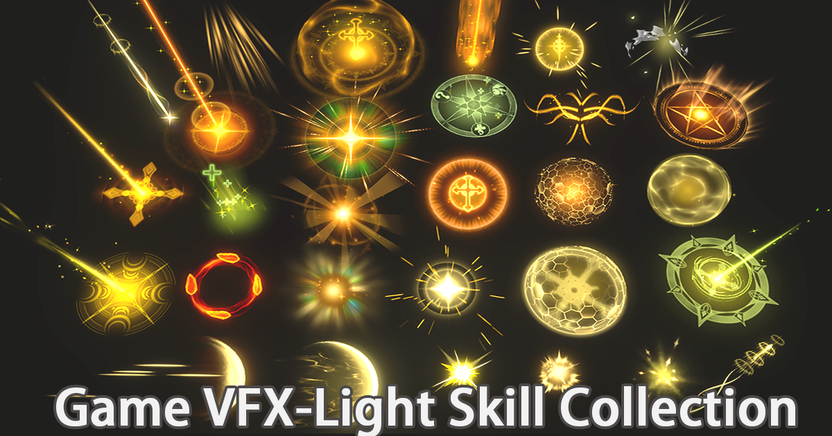 Game VFX - Light Skill Collection | VFX Particles | Unity Asset Store