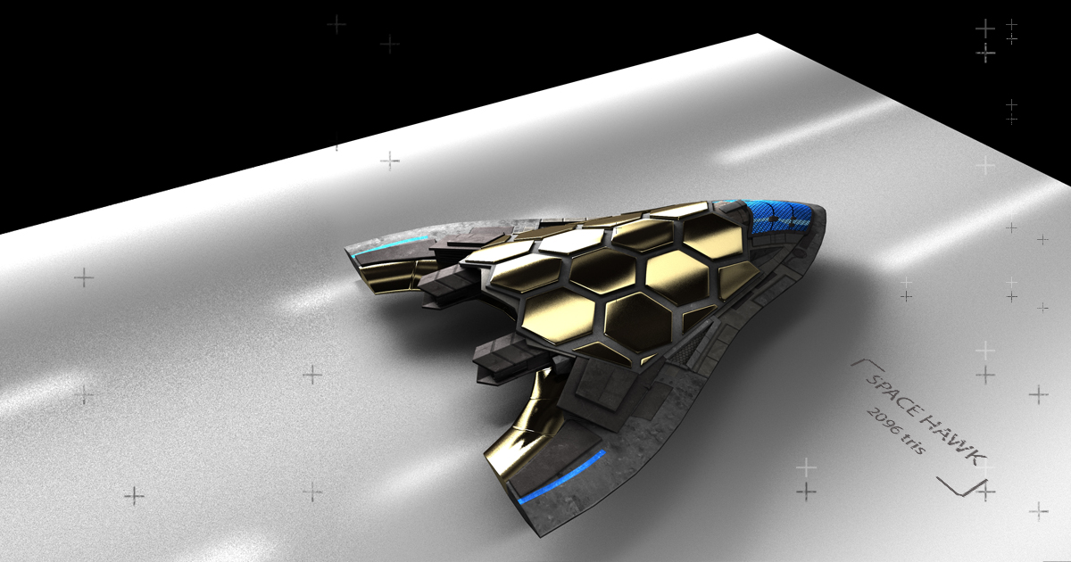 Space hawk (spaceship) | 3D Space | Unity Asset Store