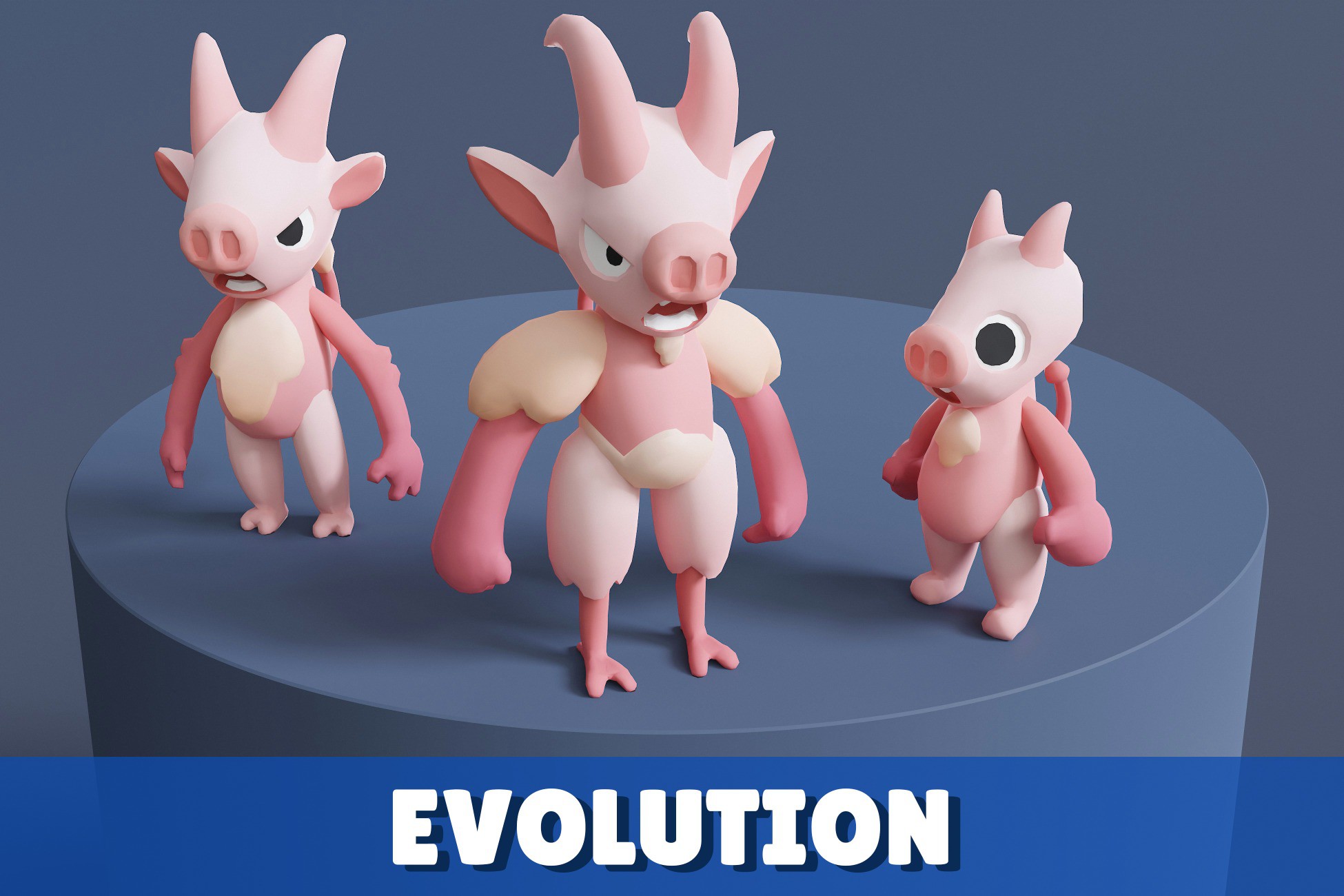 Cartoon Characters - Imp Warriors | 3D Creatures | Unity Asset Store