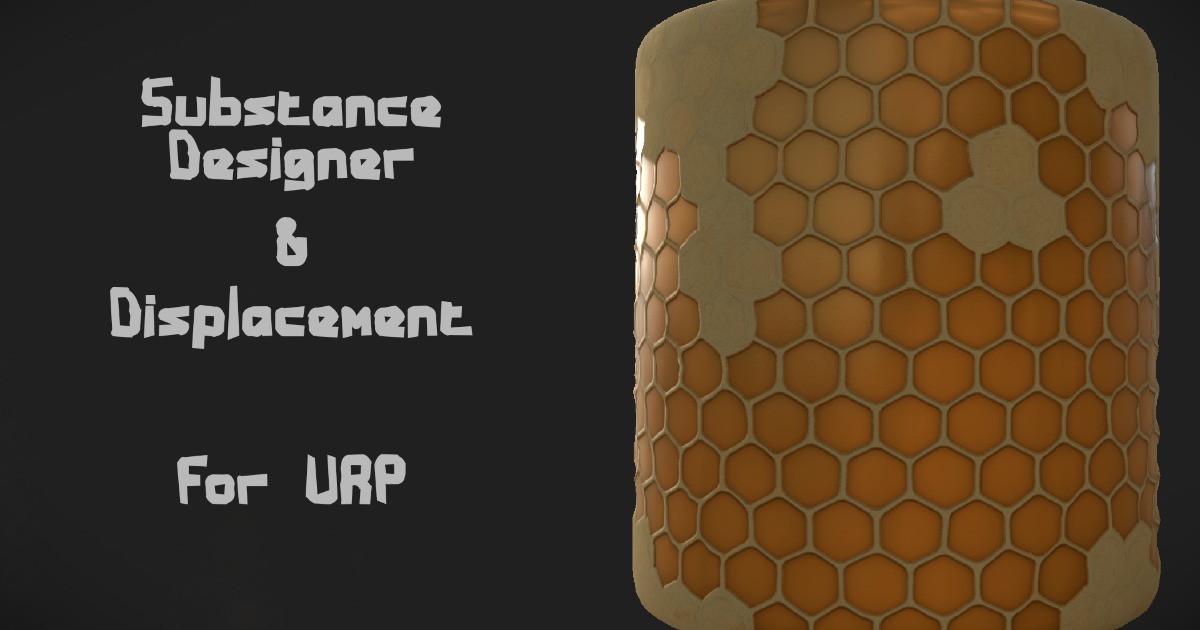 Substance Designer Shader for URP - With Displacement | Substances | Unity Asset Store
