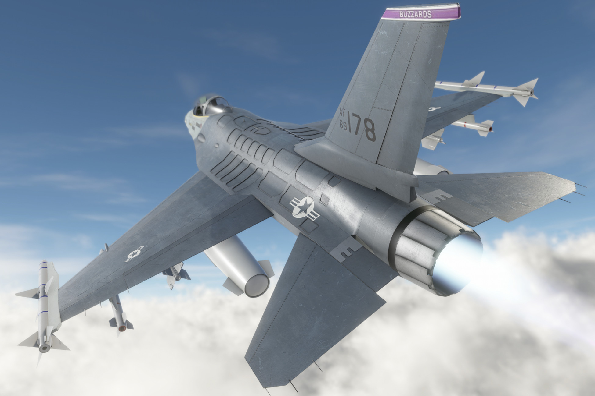 F-16 Fighting Falcon : F16 Jet Fighter | 3D Air | Unity Asset Store