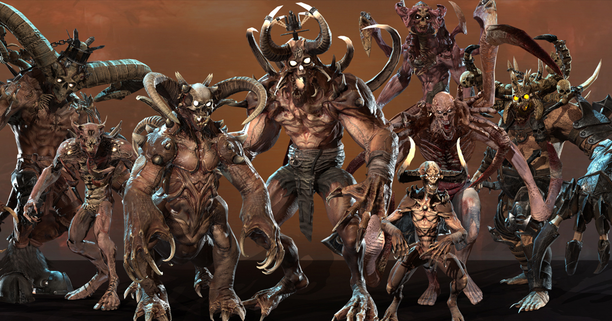 Demons_Super_Pack | 3D Creatures | Unity Asset Store