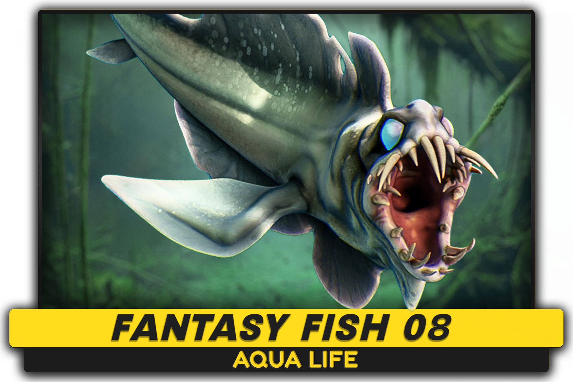 Fantasy Fish 08 - Aqua Life - Underwater Creature - #49 | Characters | Unity Asset Store