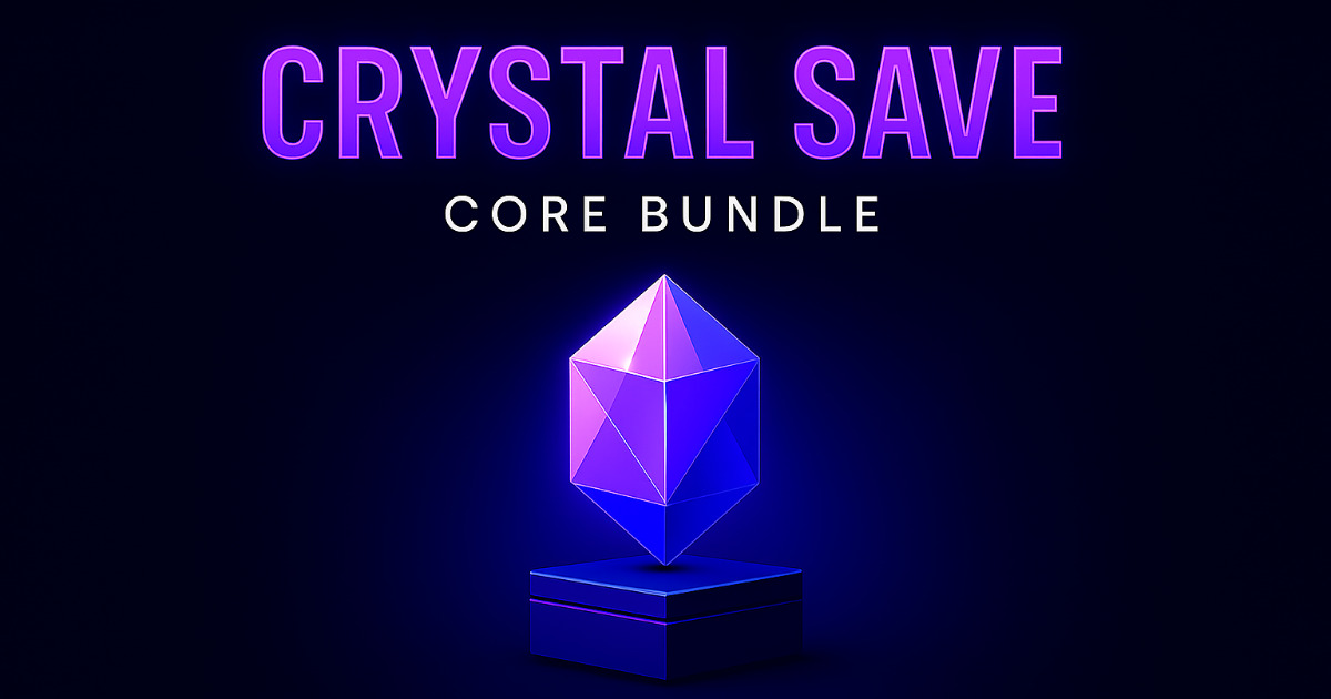Crystal Save Core Bundle | Utilities Tools | Unity Asset Store