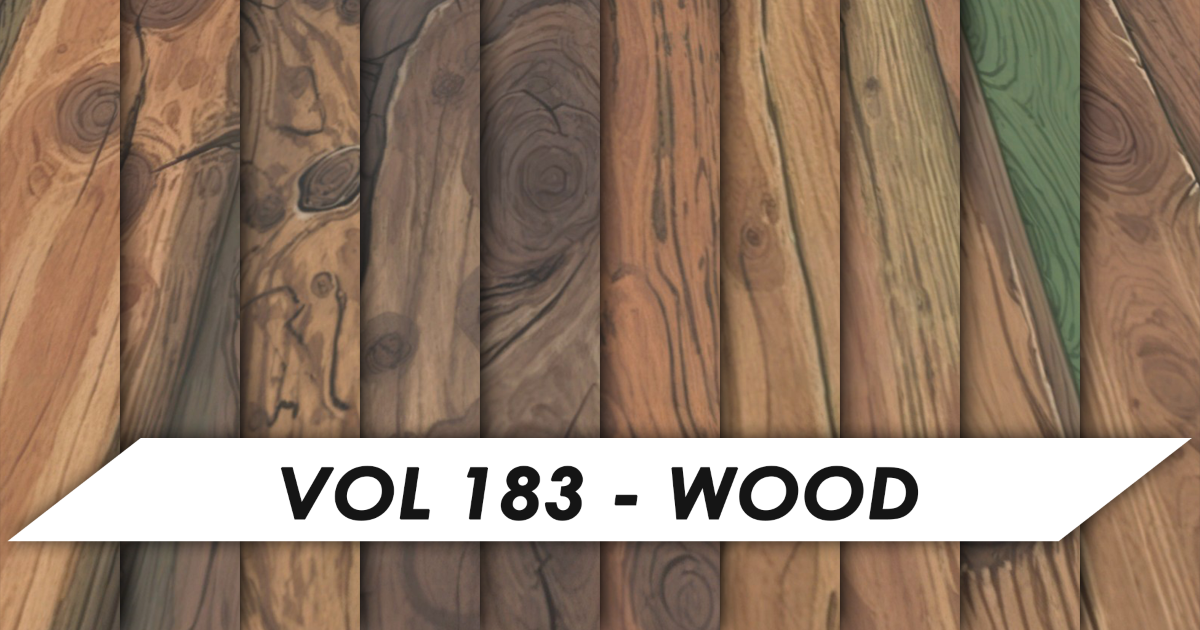 Stylized Textures - Vol 183 - Wood | 2D Textures & Materials | Unity ...