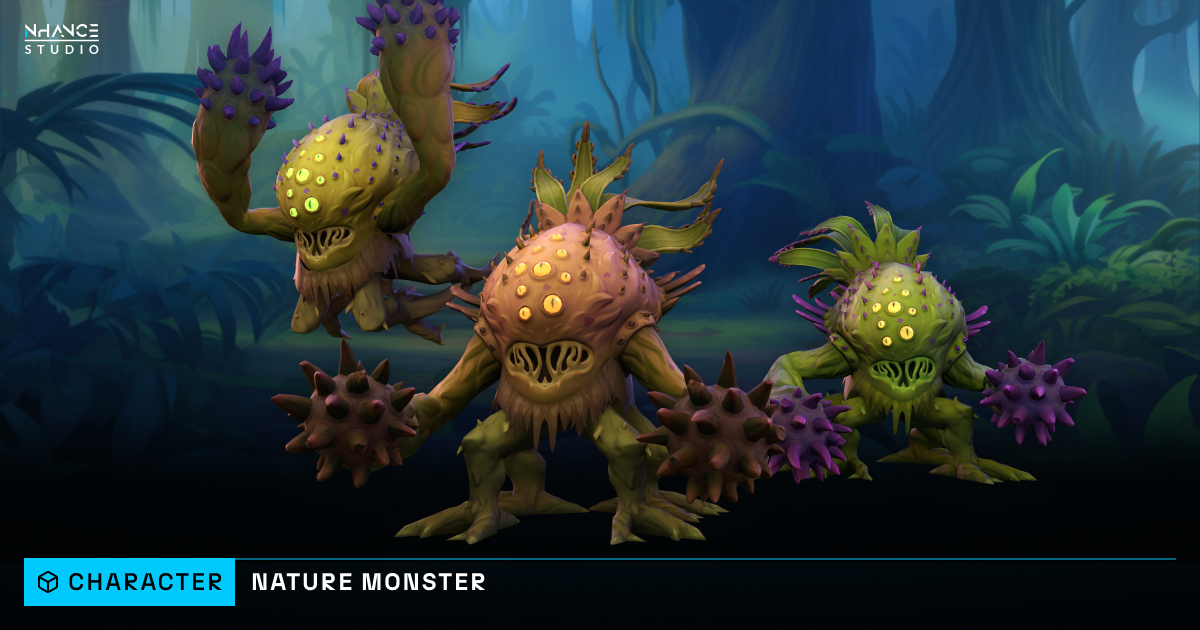 Stylized Nature Monster | 3D 생물 | Unity Asset Store