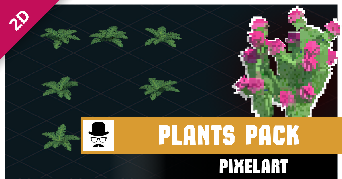 2D Plants Pack - PixelArt | 2D Environments | Unity Asset Store