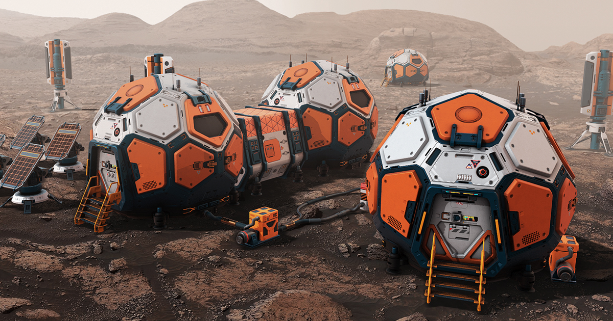 MARS Modular Base | 3D Sci-Fi | Unity Asset Store