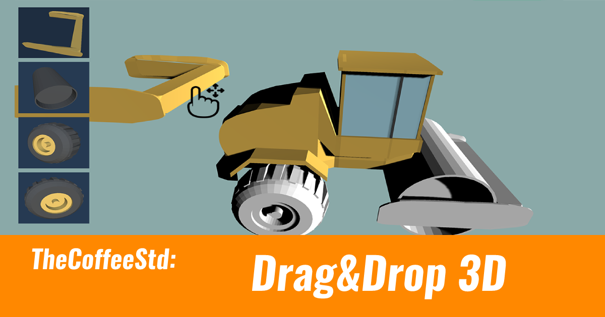 Drag And Drop 3D | GUI Tools | Unity Asset Store