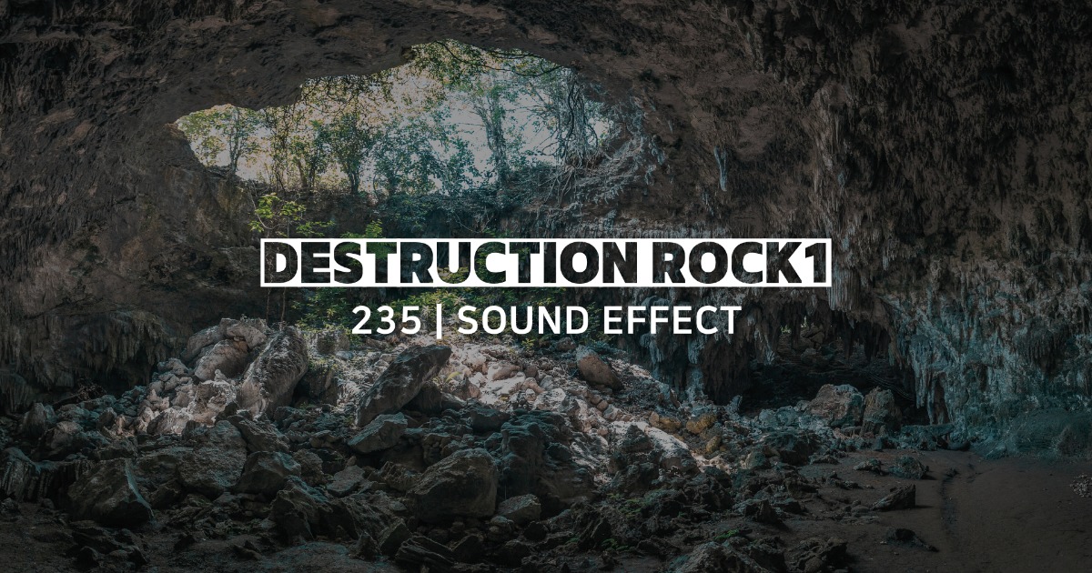 DestructionRock1 Sound | Audio Sound FX | Unity Asset Store