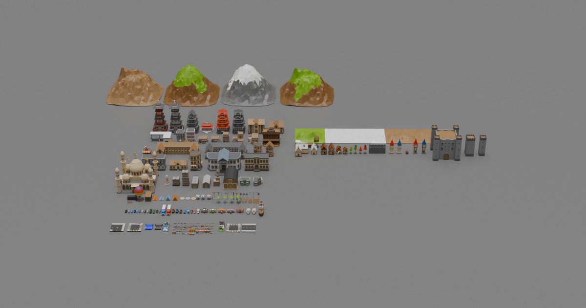Low Poly Mega pack - Community Showcases - Unity Discussions