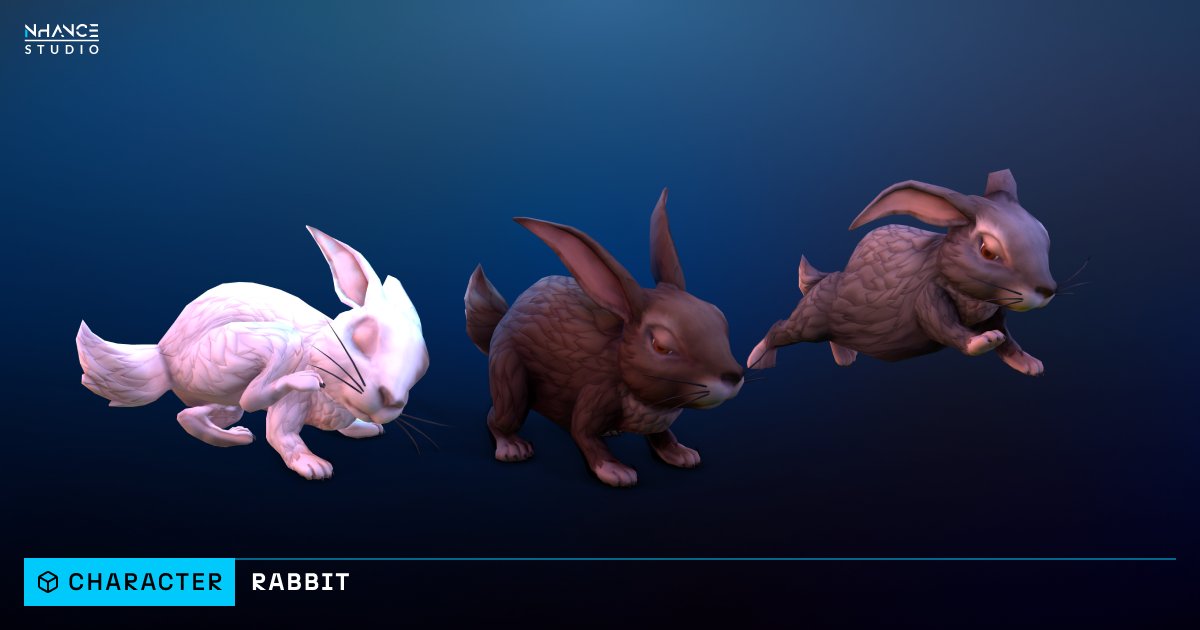 Stylized Rabbit | 3D Characters | Unity Asset Store