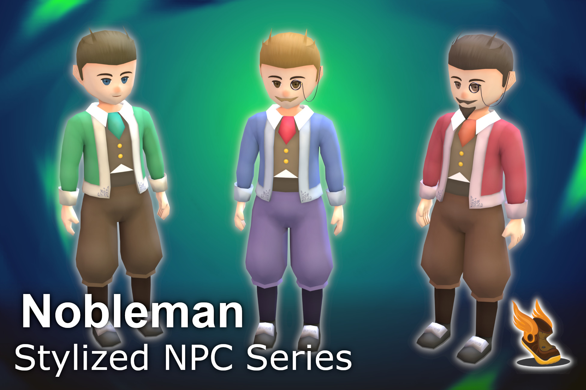 Stylized NPC - Nobleman | Characters | Unity Asset Store