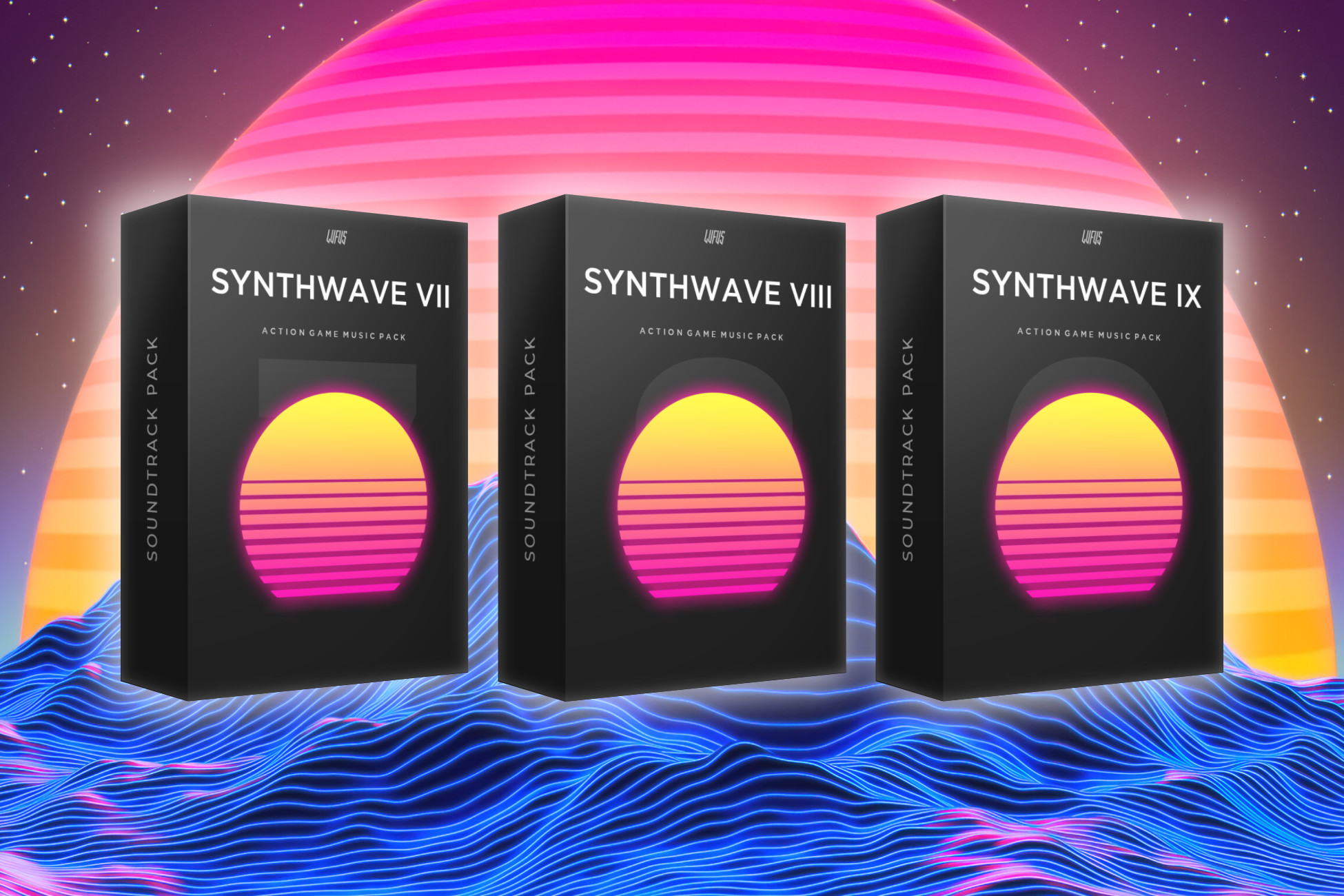 Synthwave Bundle Vol. 3 - Game Music Packs - Retro, VGM, Arcade, 80s ...