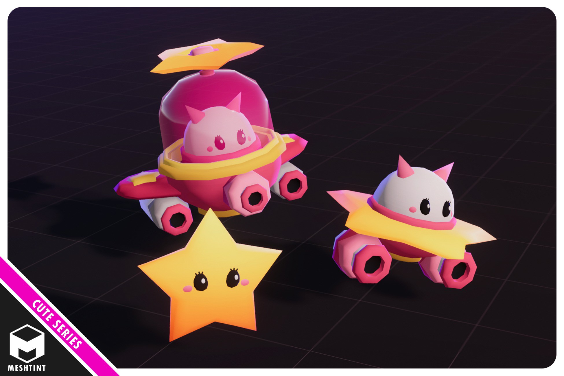 Alien Star Twinkle Evolution Pack Cute Series | 3D Robots | Unity Asset ...