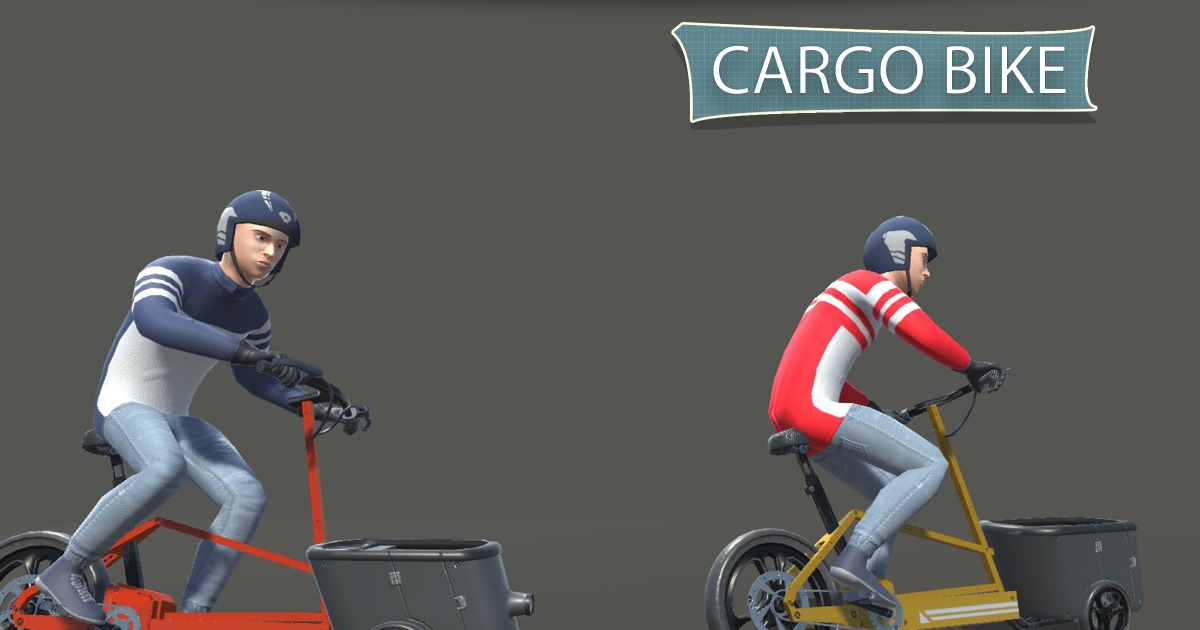 Cargo pedal Bike | 3D Animations | Unity Asset Store