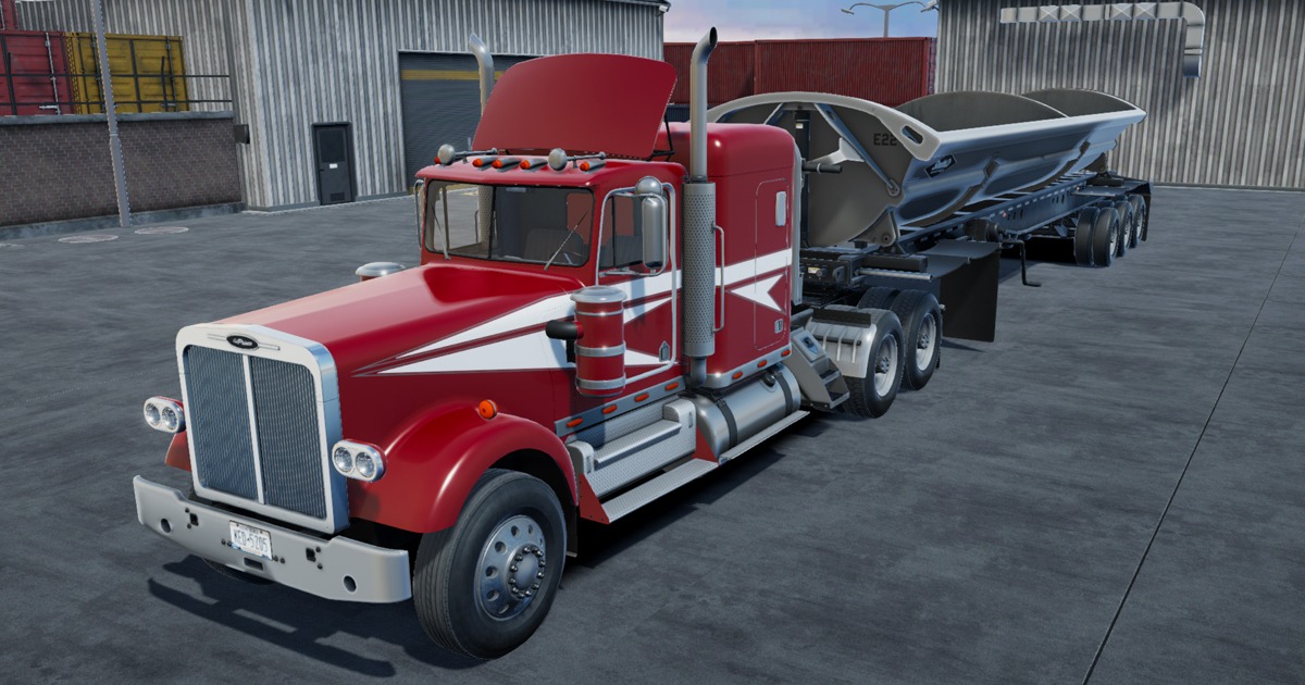80s Semitruck Side Dump | 3D Vehicles | Unity Asset Store