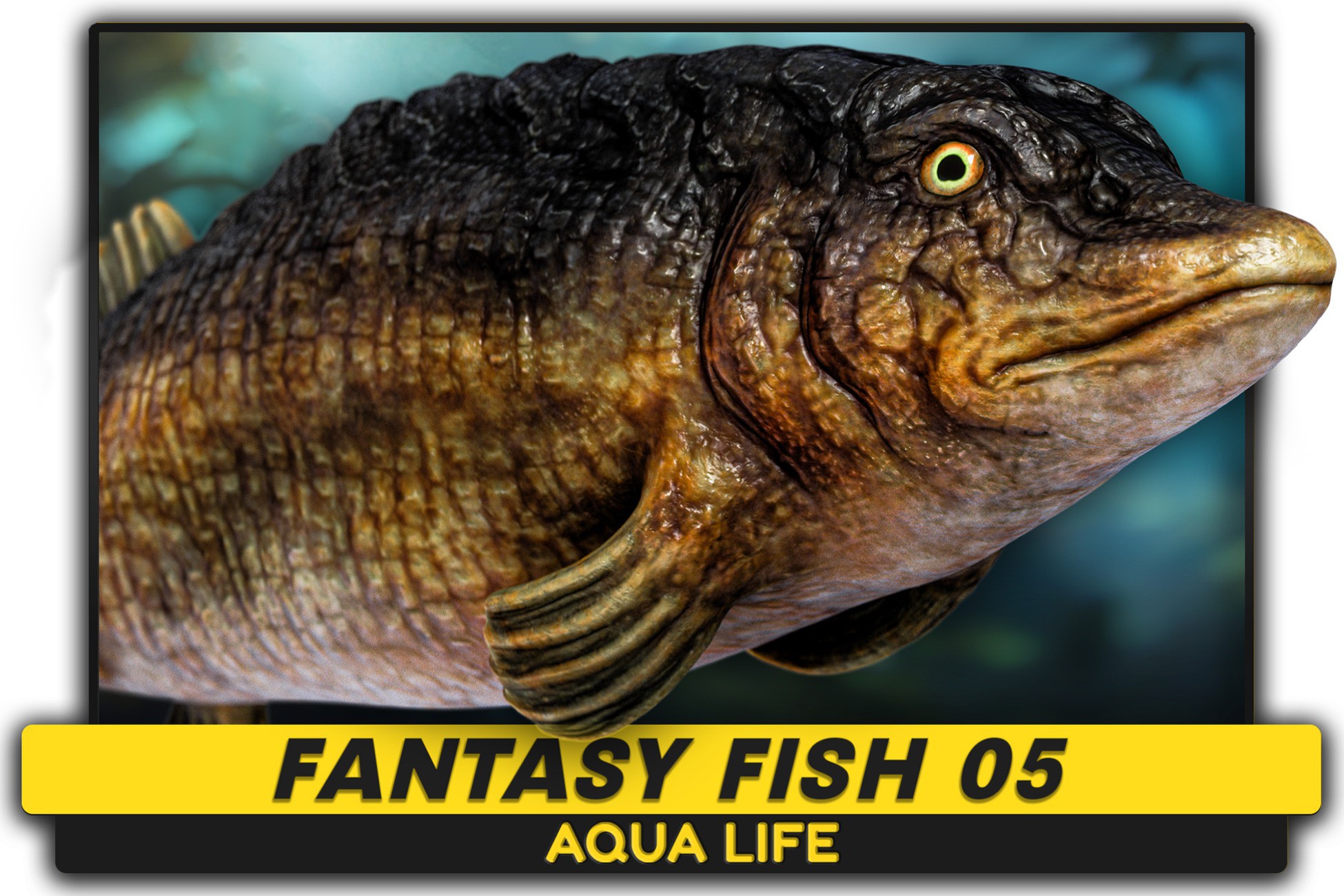 Fantasy Fish 05 - Aqua Life - Underwater Creature - #33 | 3D Creatures ...