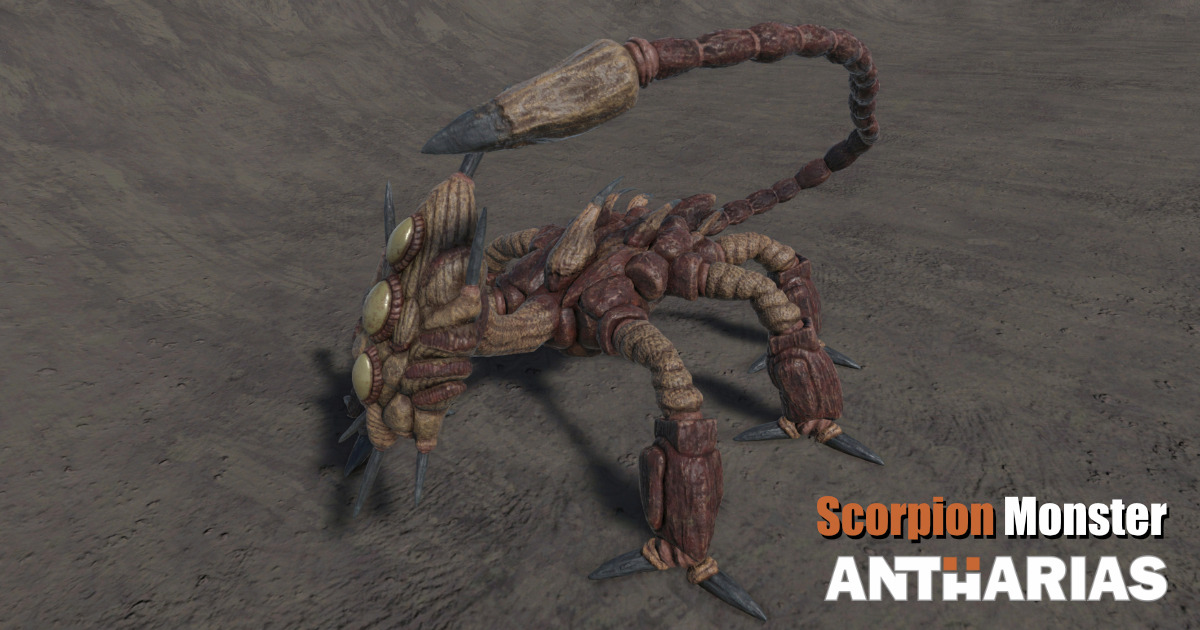 Scorpion Monster | 3D Creatures | Unity Asset Store