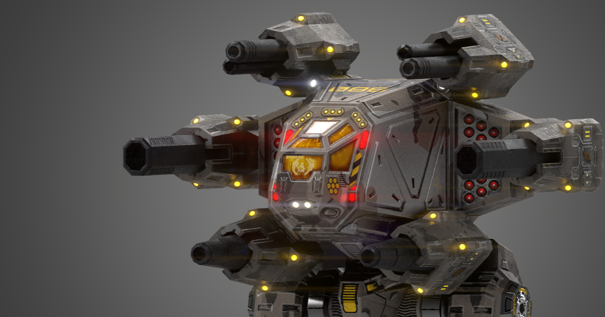 Anubis - Battle Mech | 3D Robots | Unity Asset Store
