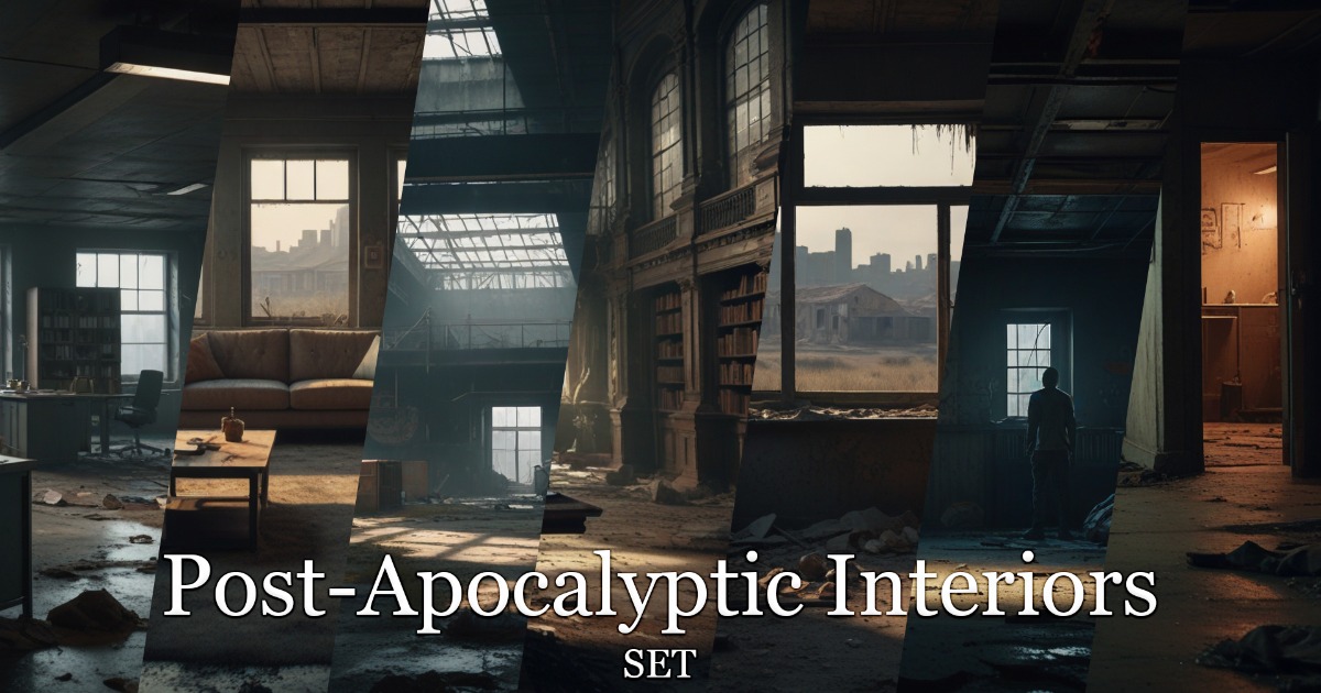 Post-Apocalyptic Interiors | 2D Environments | Unity Asset Store