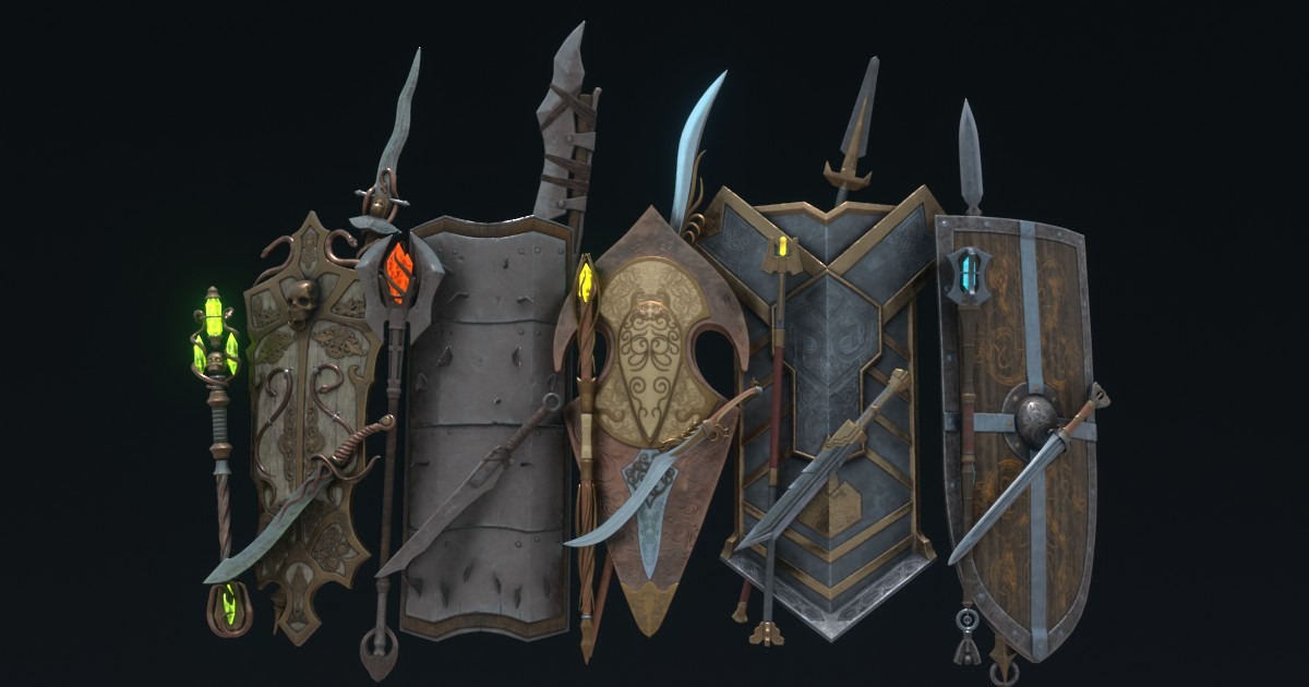 Fantasy weapon pack 3 | 3D Weapons | Unity Asset Store