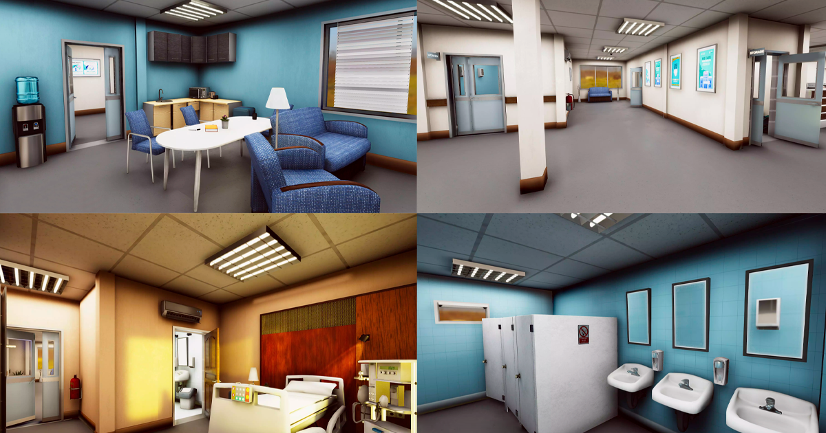 Hospitals and medicine - Big Pack | 3D Environments | Unity Asset Store