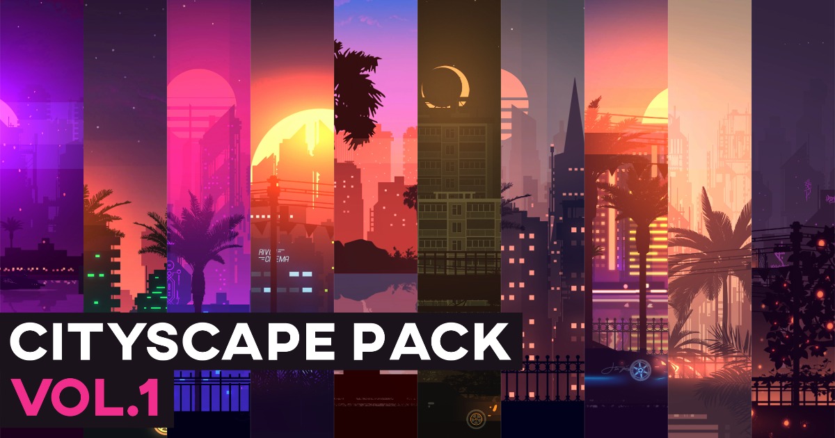 Cityscape Pack Vol.1 | 2D Environments | Unity Asset Store